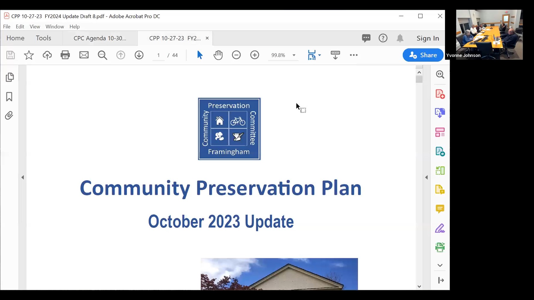 Community Preservation Committee 10-30-23